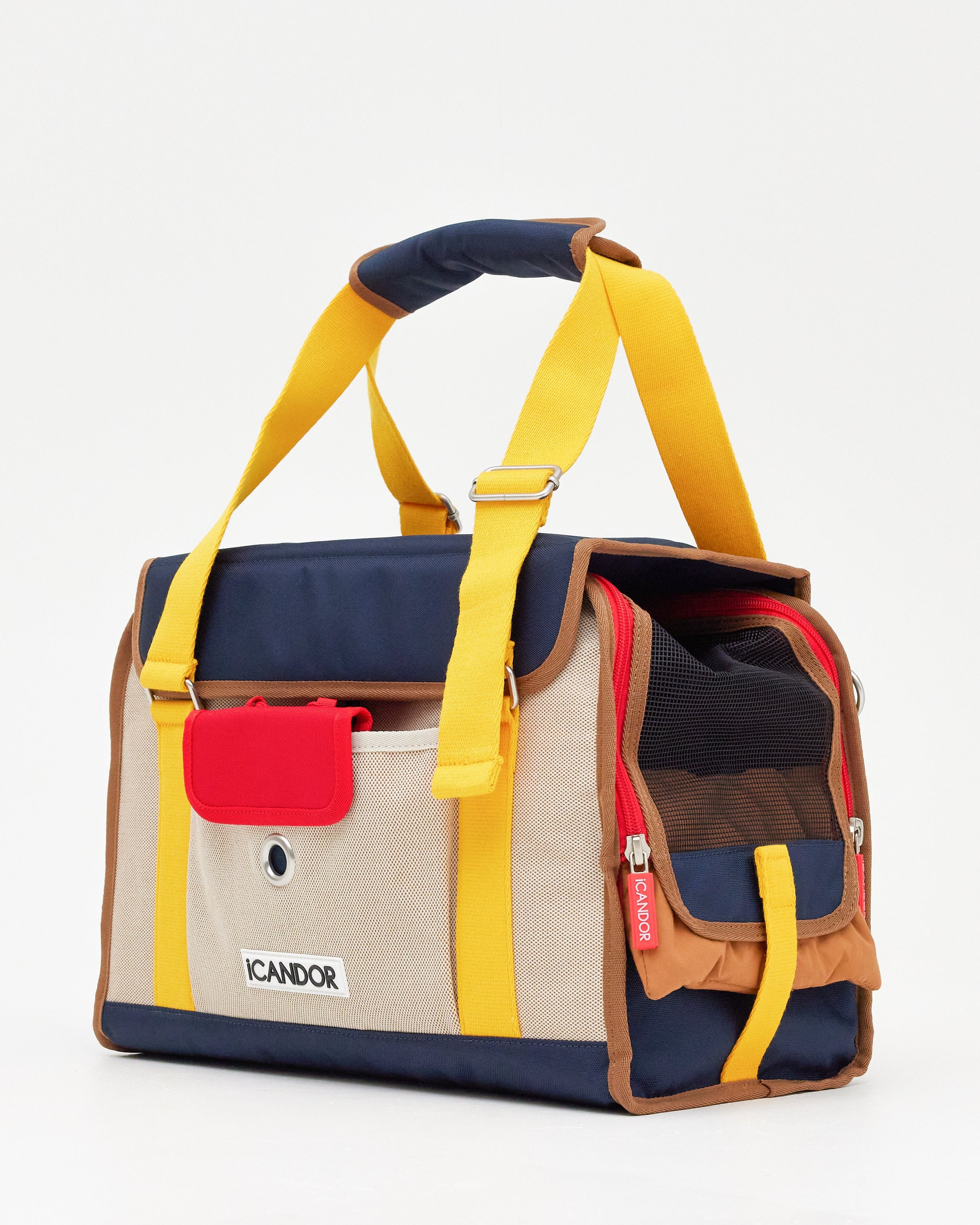 iBag | Pet Travel Carrier - Sassy Cream - 2&4 PETS