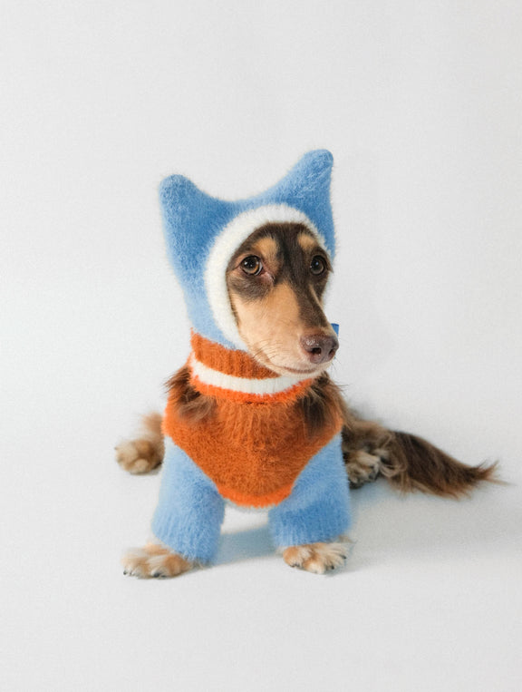 Soft Snuggle Snowman Dog Balaclava Hat - 2&4 PETS